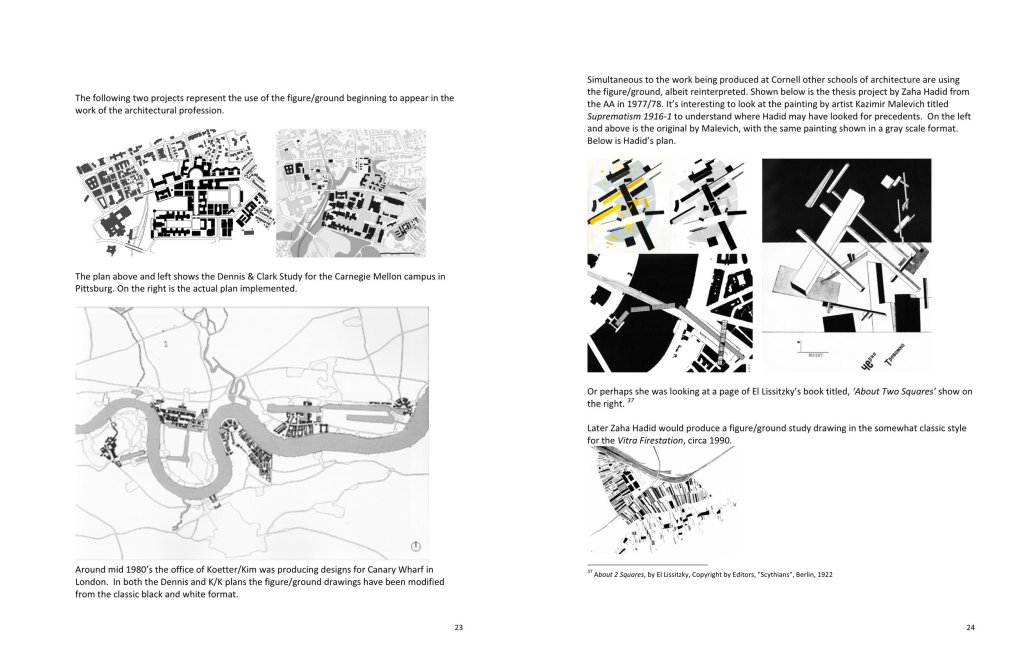 The Legacy of Colin Rowe and the Figure/Ground Drawing – Looking@Cities